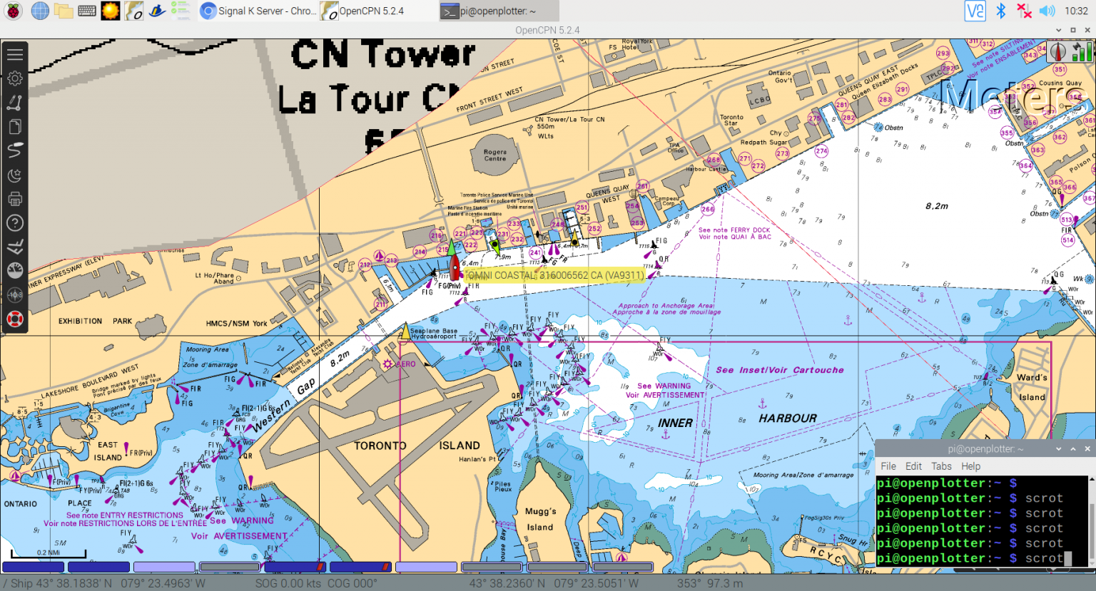 OpenPlotter – AIS Connection – Telecommunications, Navigation & Electronics