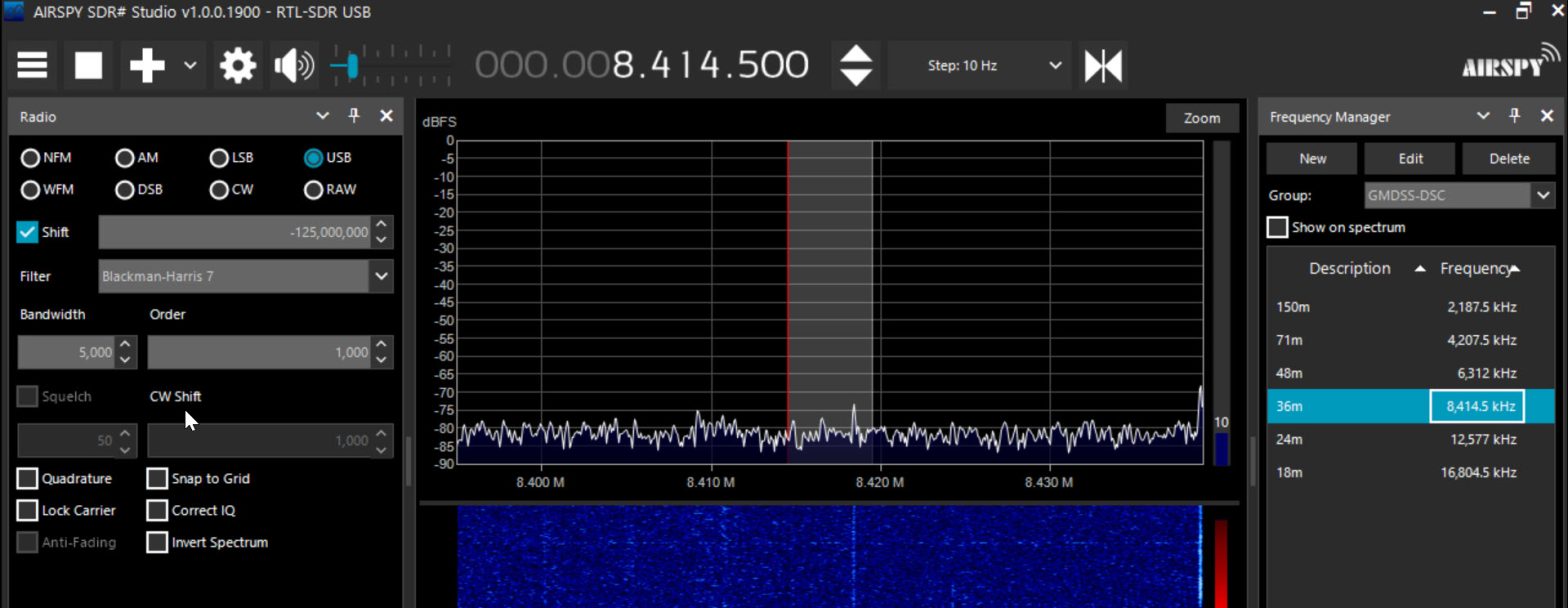 RTL-SDR for HF Marine GMDSS/DSC – Telecommunications, Navigation ...